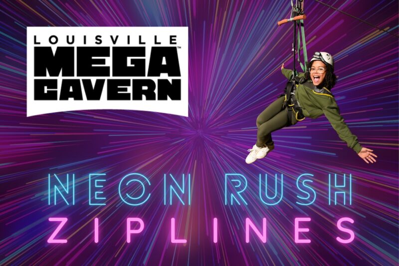 Experience the World's Only Underground Neon Zip-Lining Adventure